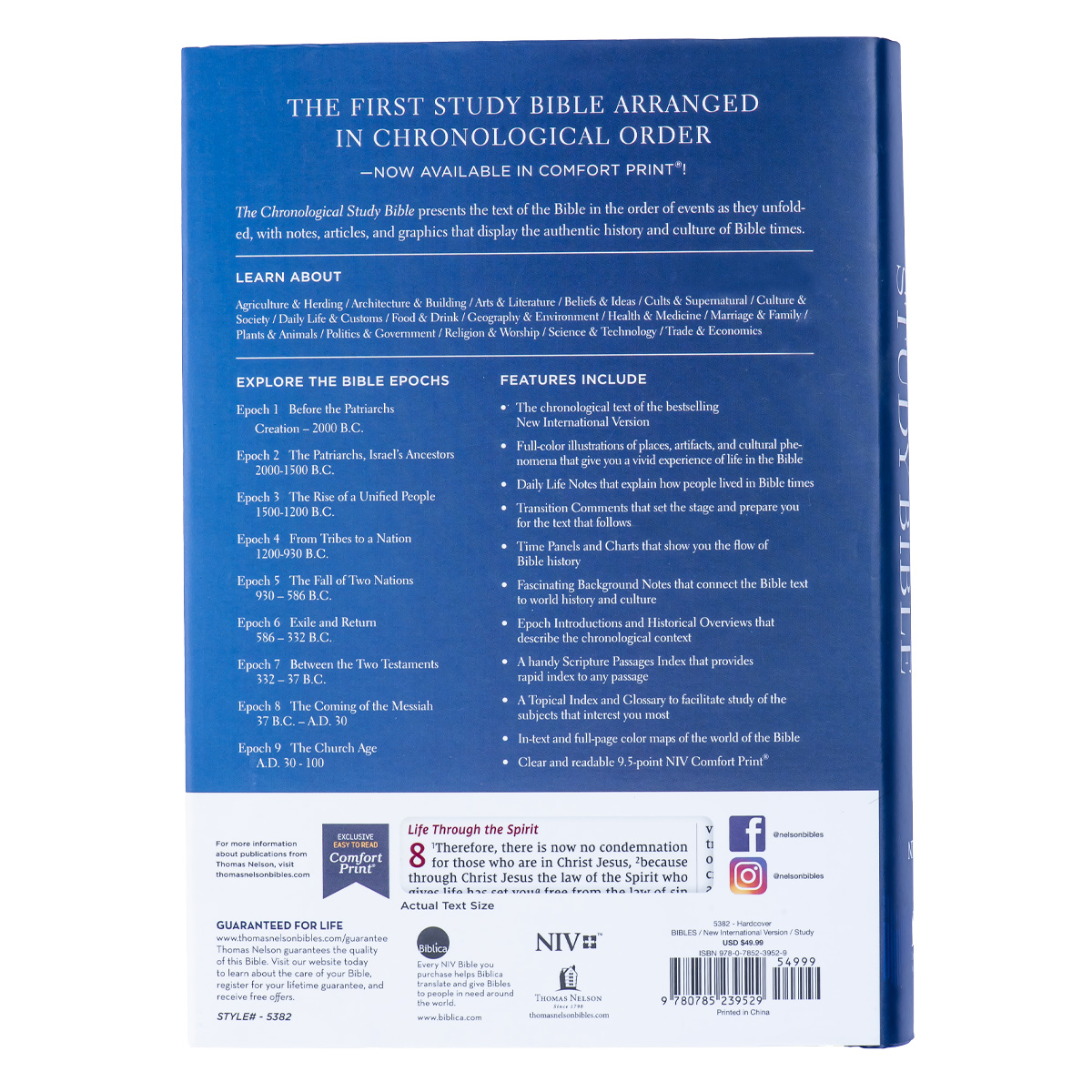 NIV Chronological Study Bible